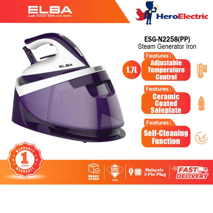 Elba Steam Generator Iron ESG-N2258(PP) Seterika Wap with Ceramic ...