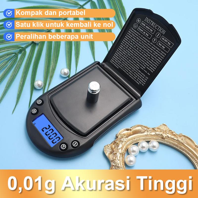 Timbangan perhiasan emas presisi tinggi portabel 0.01g timbangan - Shop ...