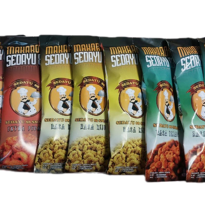 MAKARONI KRISPI MIX 3 VARIAN RASA ISI 50 PCS Makanan Snack Pedas - Shop ...
