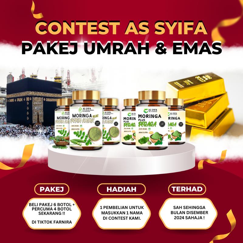 [AS SYIFA CONTEST] PAKEJ UMRAH DAN EMAS - MORINGA PERIA KATA - TikTok ...