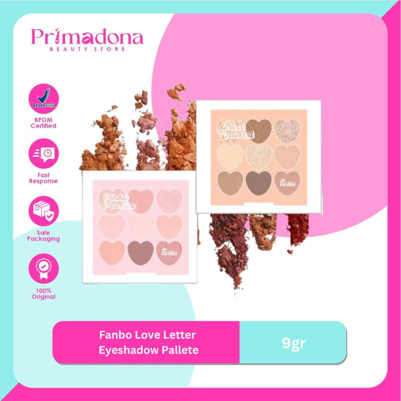 Fanbo Love Letter Eyeshadow Palette Longlasting Highly Pigmented - Shop ...