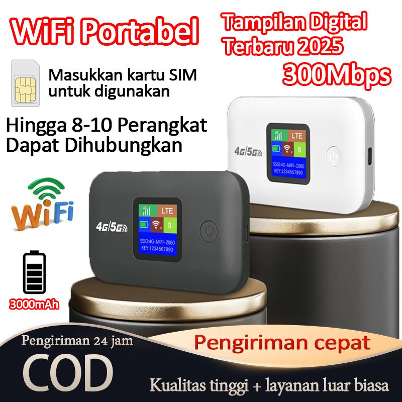 Klystr Wireless Router 4G/5G 300mbps 3000mAh LTE Mini Modem 150Mbps ...