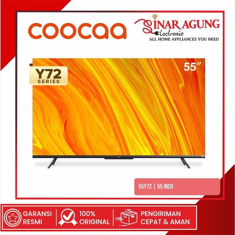 COOCAA LED TV 55 INCH ANDROID - DIGITAL TV - 2.4G/5G WIFI (55Y72 ...