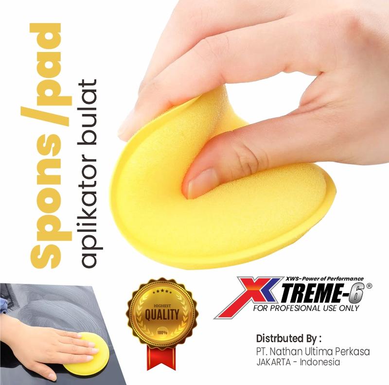 XTREME-6 Spons atau pad aplikator bulat berwarna kuning - Shop | Tokopedia