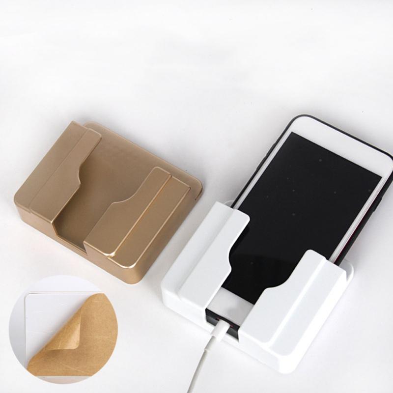 Multifunctional Phone Holder Wall Mount Charger Rack - TikTok Shop ...