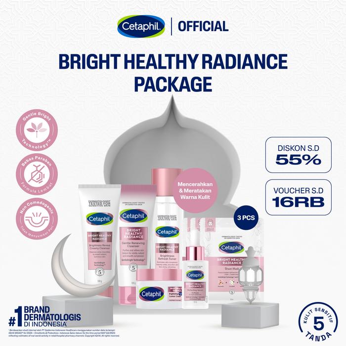Promo Cetaphil Bright Healthy Radiance Night Complete Package - BHR-NC ...