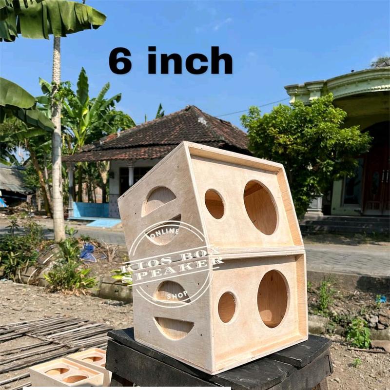 Box speaker 6 inch line array single plus tweter bulat Sudah amplas ...