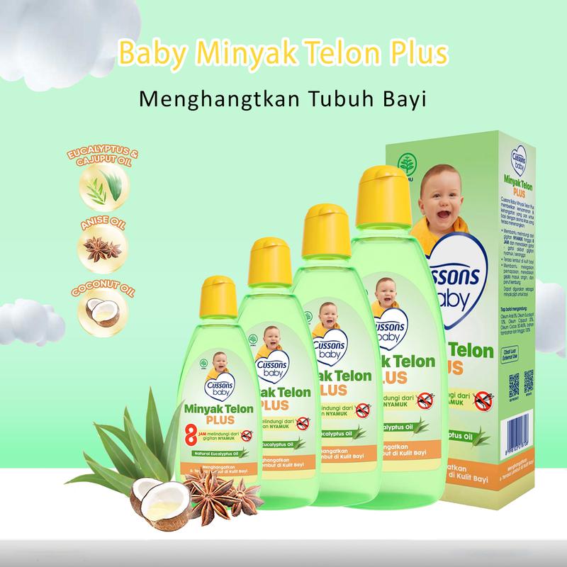 Cussons Baby Minyak Telon Plus Telon Oil / Telon Oil Plus 8 Hours ...