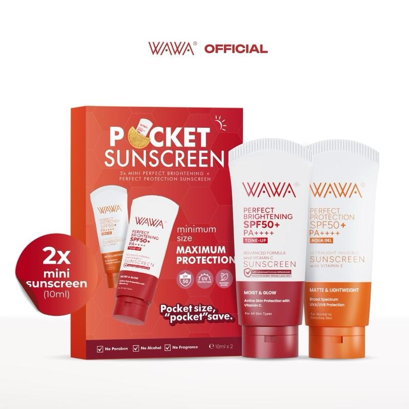 WAWA POCKET SUNSCREEN (10ml x 2pcs) - TikTok Shop Malaysia
