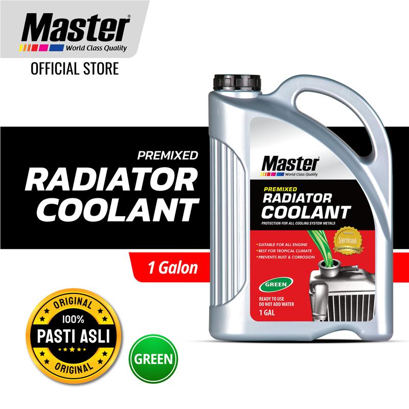 Master Radiator Coolant Premixed Green 1 Gal Air Radiator Mobil - Shop ...
