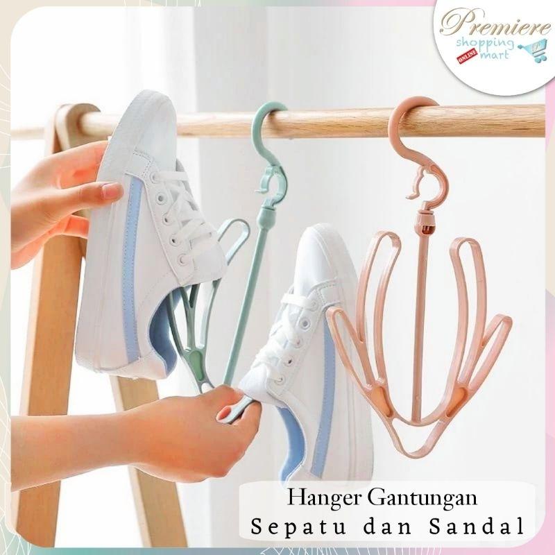 PSM - Jemuran Gantungan Hanger Sepatu Dan Sandal RANDOM warn - Shop ...