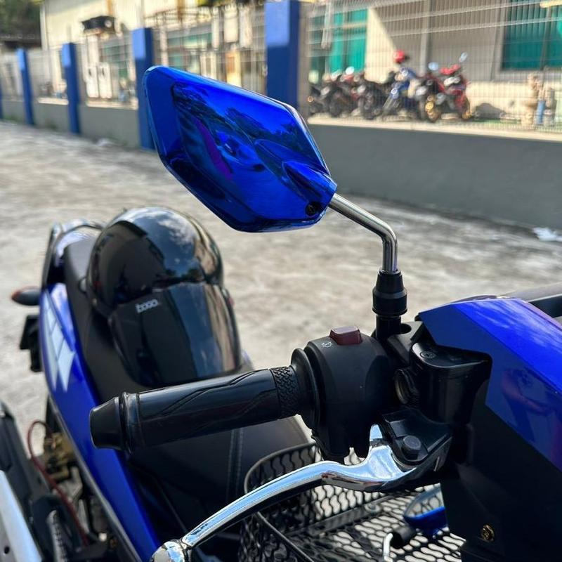Side Mirror cermin Batang Chrome Yamaha Honda Modenas Sym Chrome ...
