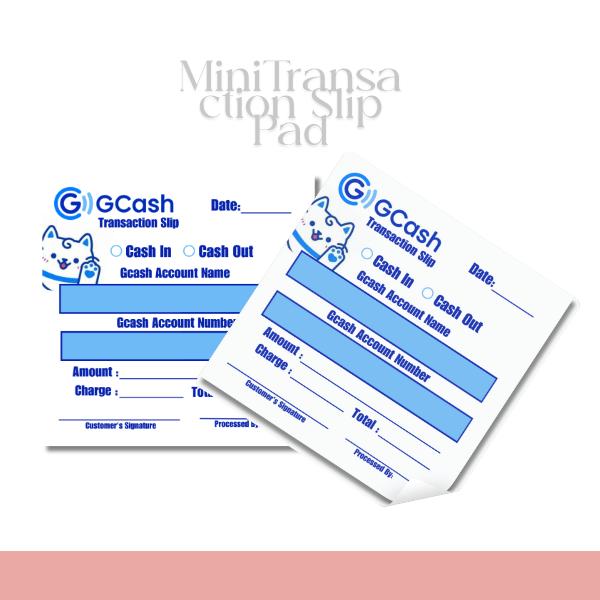 Gcash Slip Transaction Slip Pad mini size 100 sheets - TikTok Shop ...