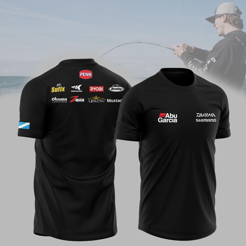Baju-T Memancing, jenama MACING, Diperbuat daripada 100% MICROFIBER ...