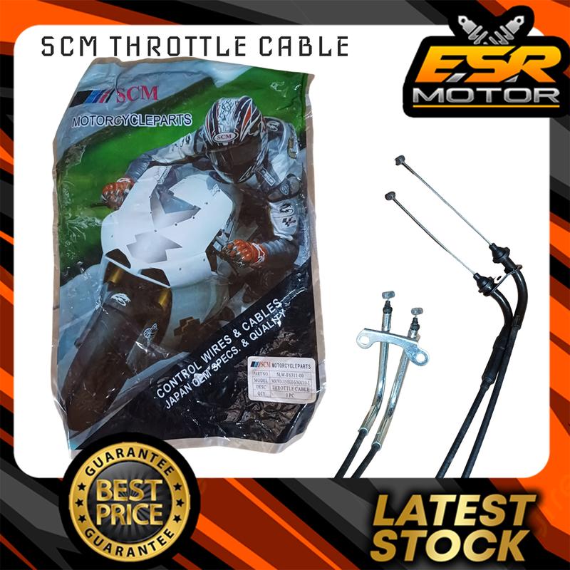 SCM THROTTLE CABLE LC135 KRISS EX5 DREAM SRL115 WAVE125 SRL110 - TikTok ...
