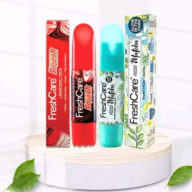 Fresh Care Smash Double Inhaler + Roll On - Shop | Tokopedia