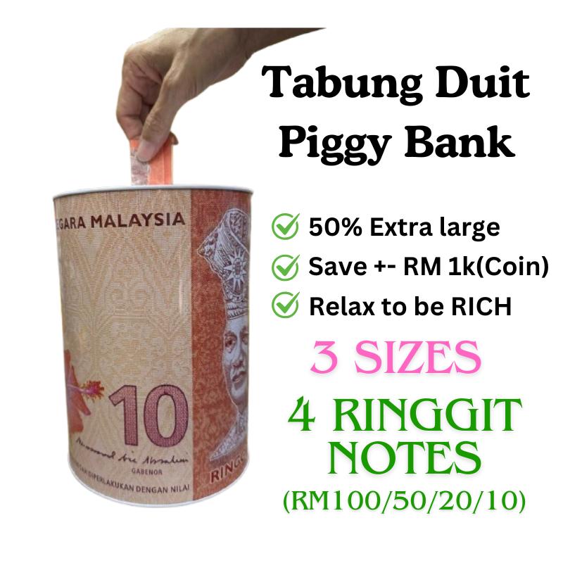 Tabung Duit Siling & Wang Kertas/Saving Money Box piggy bank - TikTok ...