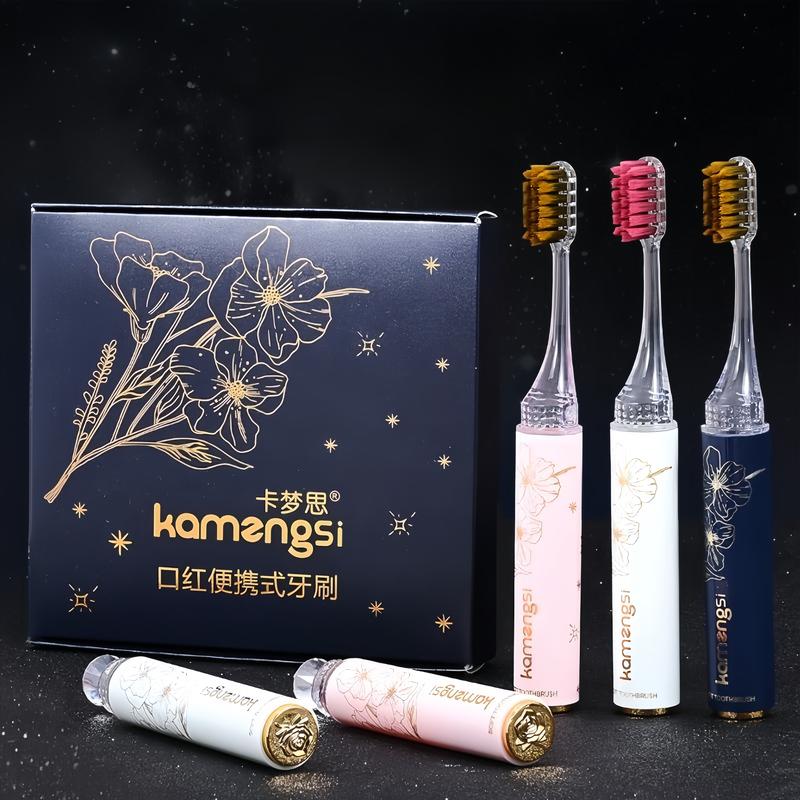 Lipstick-style Soft-bristled Toothbrush Split Travel Size Portable ...