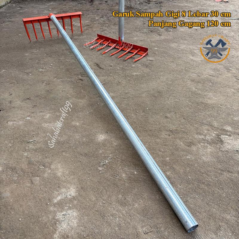 Sahabat craft Garuk orange lebar besi cor 8 gigi Gagang Pipa - Shop ...