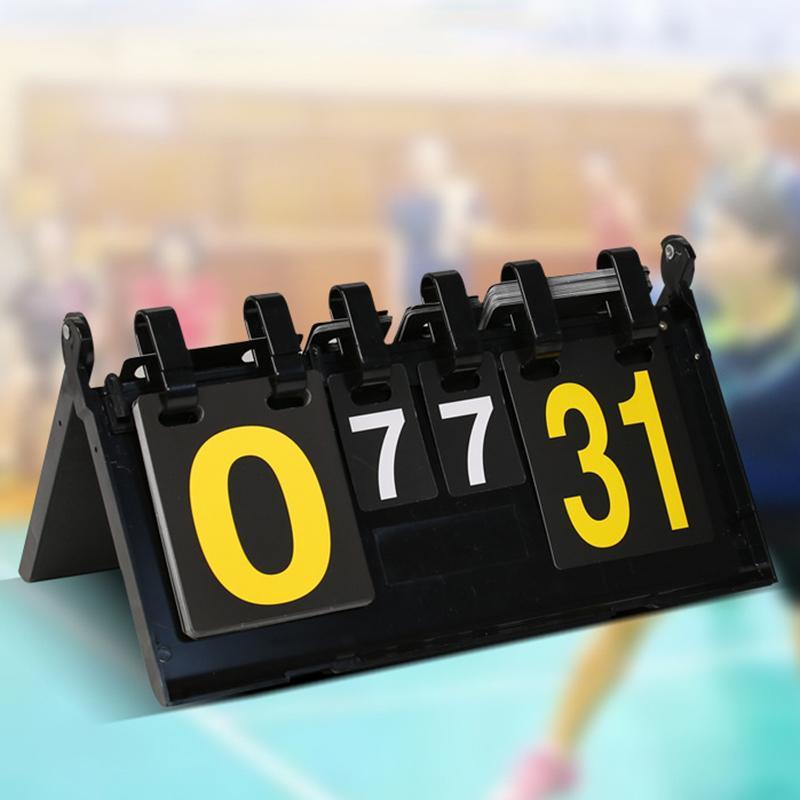 Scoring Board 4 Manual Portable Football Basketball Table Tennis ...
