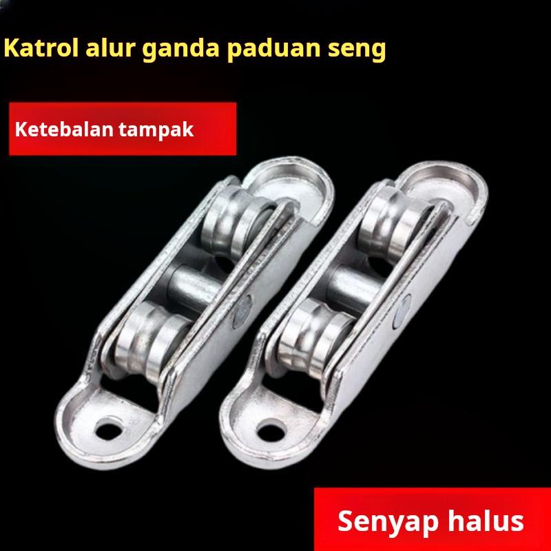 Katrol baja plastik 88 rangka besi pintu geser kaca alur ganda - Shop ...