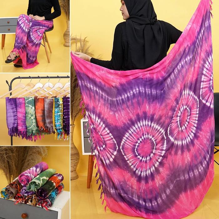 Promo Kain Pantai Bali Kamen Pantai Scarf Kain Lilit Bahan Rayon Lembut ...