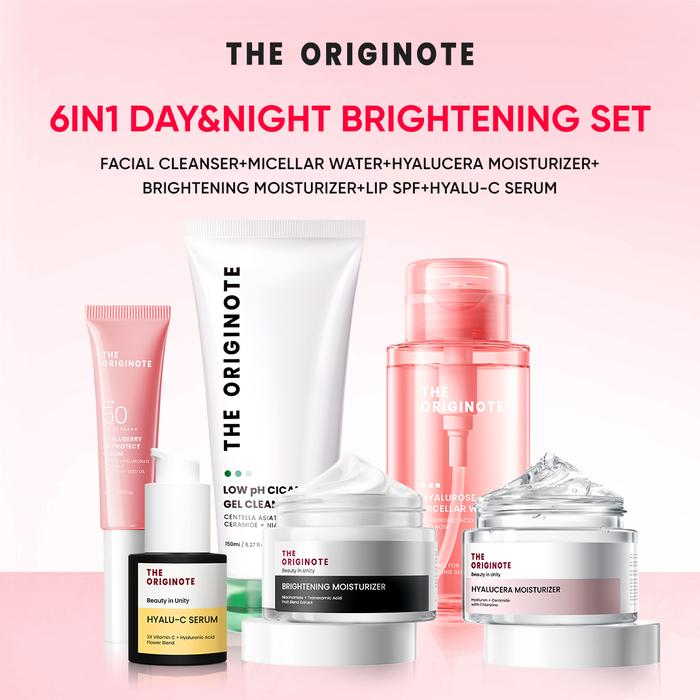 Promo The Originote 6in1 Day&Night brightening bundle set - Facial ...