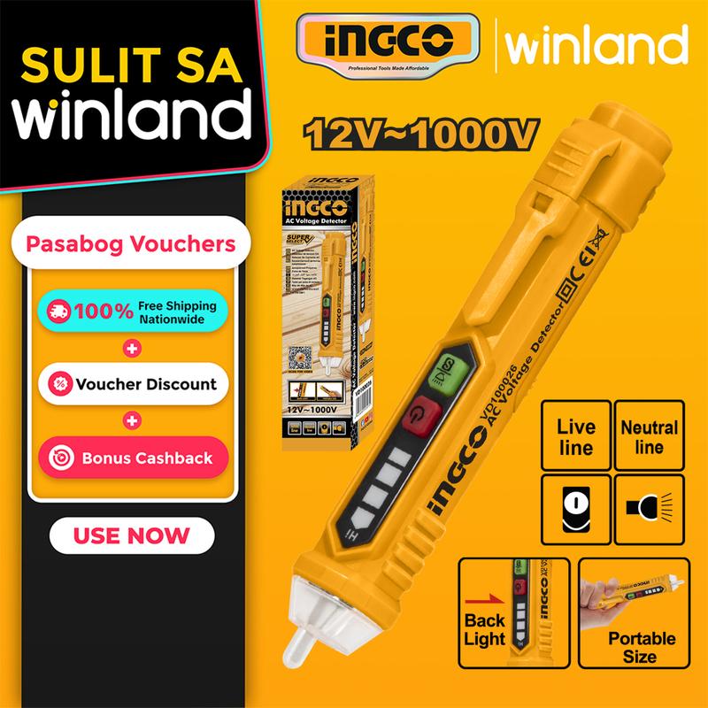 Ingco by Winland Non-Contact AC Power Test Pencil Voltage Electrical ...