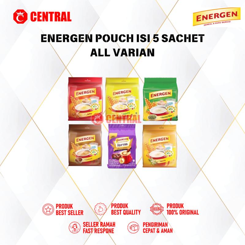 ENERGEN BOX ISI 5 SACHET ALL VARIAN - Shop | Tokopedia