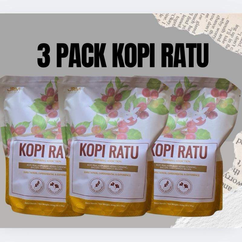 3 PACK KOPI RATU JRM Coffee - TikTok Shop Malaysia