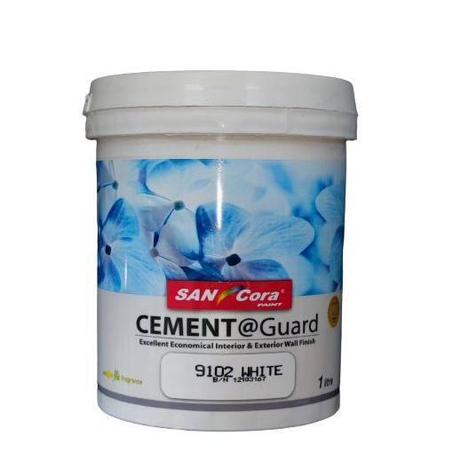 【1LITER】SANCORA Cement Guard Emulsion Paint / Wall Ceiling Paint / Cat ...