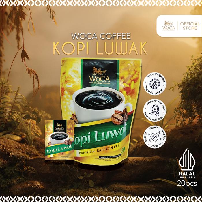 Promo WoCA Kopi Bubuk Luwak Premium 20 Sachets - Kota Tangerang - WoCA ...