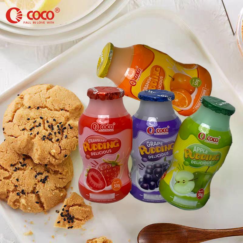COCO pudding Fruit juice Apple/Grapes / Orange / strawberry 50g ...