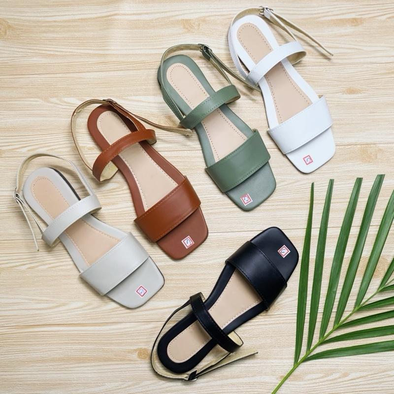 " Vina " Flat Sandals Fashion Buckle Strap For Women - TikTok Shop ...