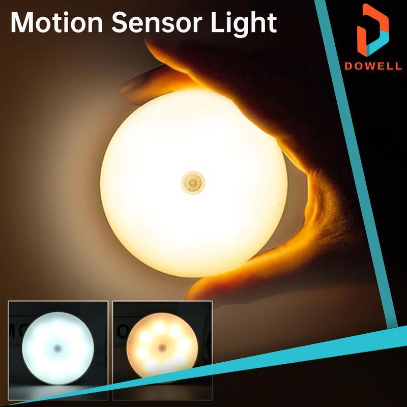[ DOWELL ] MOTION SENSOR LED LIGHT ROUND RECHARGEABLE SENSOR - TikTok ...