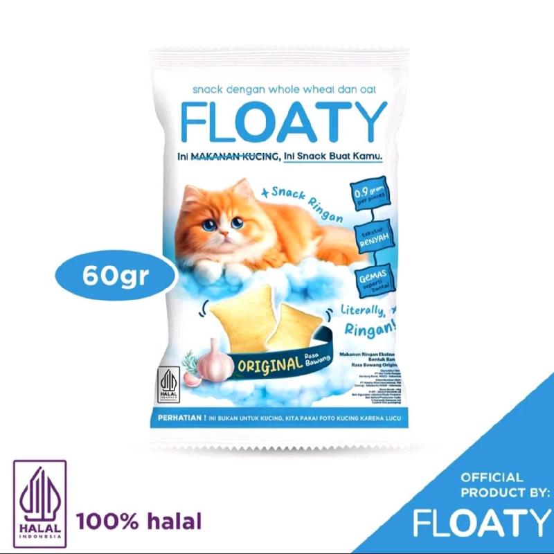 (1pcs) floaty snack original 60gr / snack rasa bawang snack Food untuk ...