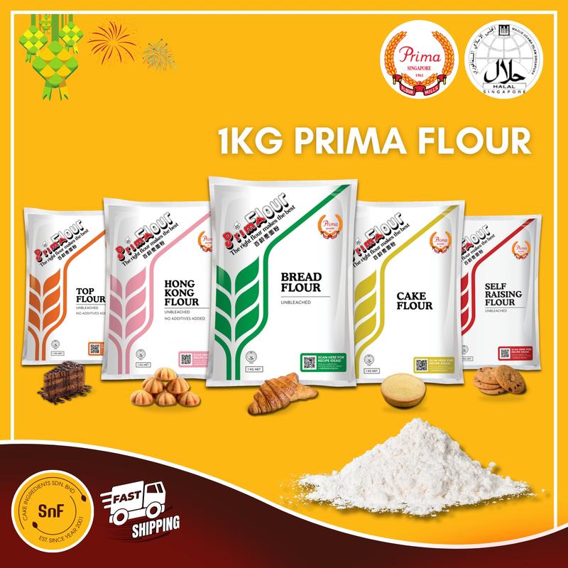 1kg Prima Flour Prima Bread Flour/ Cake Flour/ Hong Kong Flour ...