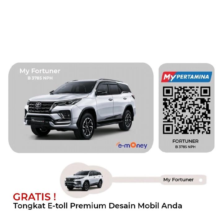 Jual Kartu E-Toll + Barcode My Pertamina Card Toll E-Money Gratis ...