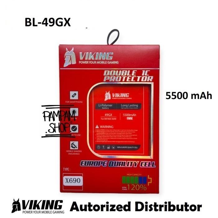 VIKING Baterai Double Power BL-49GX BL49GX Compatible for Infin Smart 5 ...