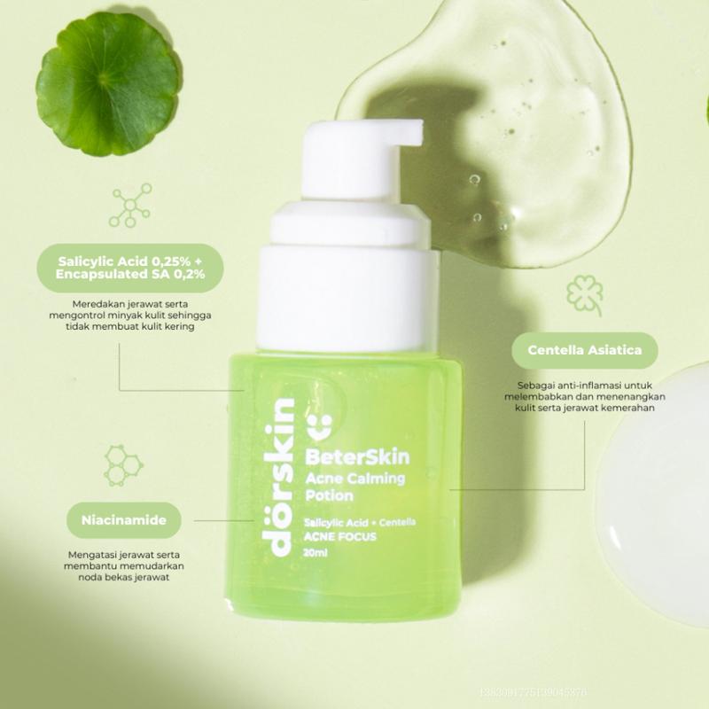 Dorskin Beterskin Acne Calming potion jerawat tampa buat kulit - Shop ...