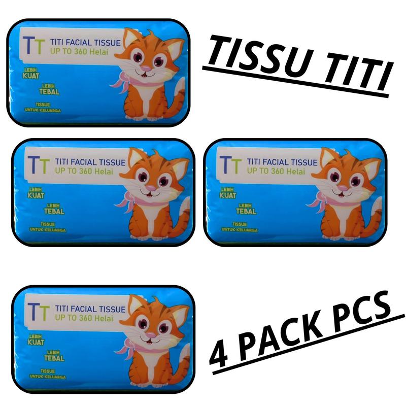 Titi Facial Tissue 4 Pack – Tisu Wajah Lembut & Tahan Lama - Shop ...