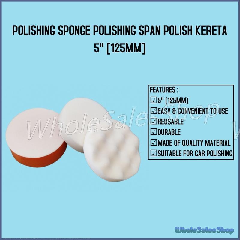 5" 125MM STICK POLISH SPONGE POLISHING PAD SPAN POLISH KERET - TikTok ...