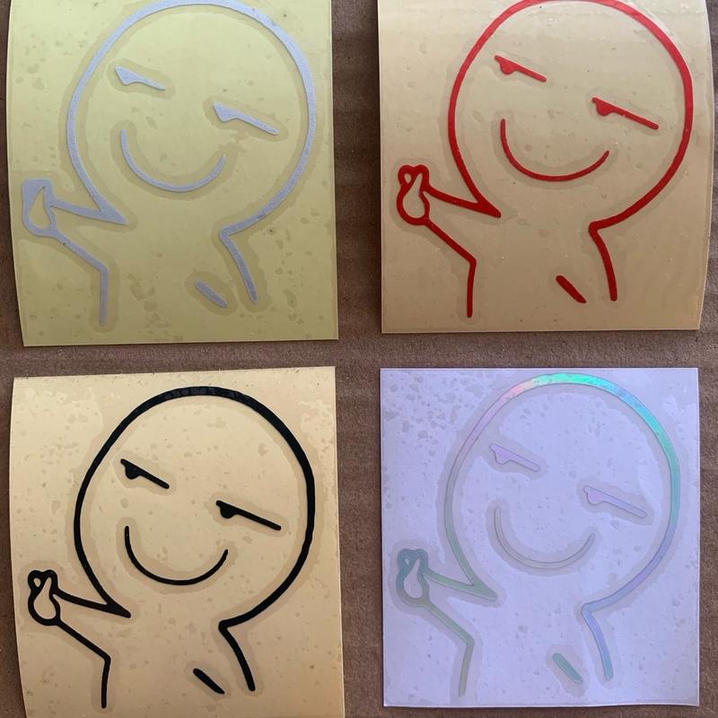 STICKER MEME JARI / MIDDLE FINGER LUCU, ACCESORIES MOTOR DAN - Shop ...