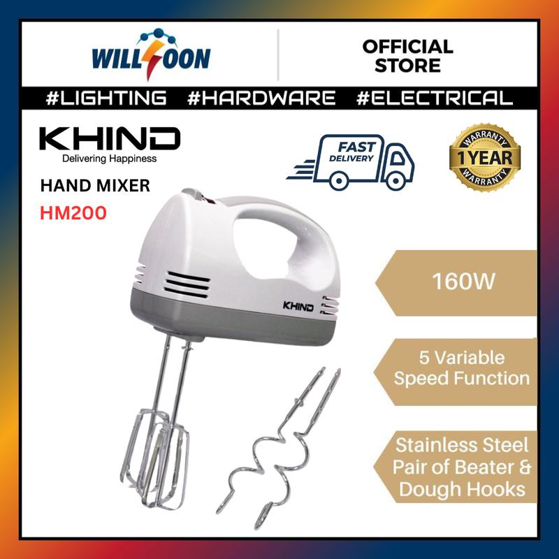 KHIND HAND MIXER HM200 #WILLSOON pengadun tangan / pengadun kuih murah ...