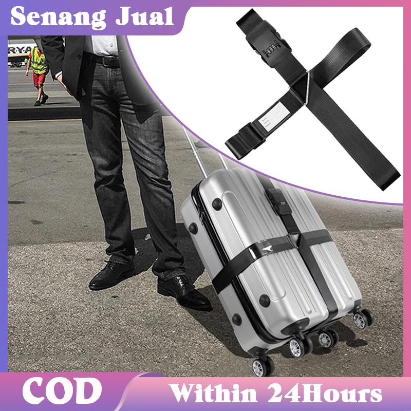 Luggage Strap With Lock Anti Pencurian Belt Koper Tali Pengikat - Shop ...