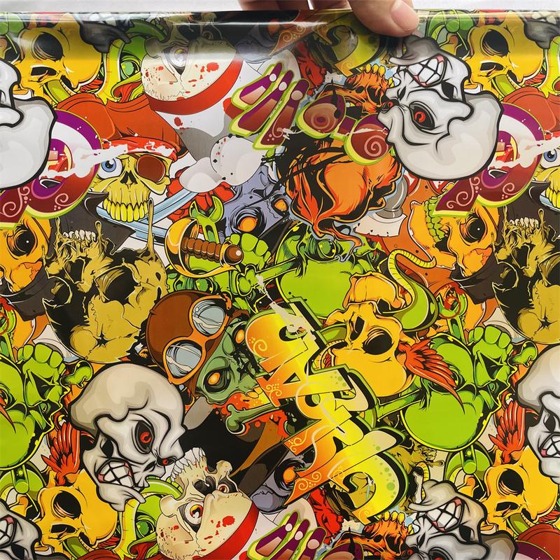 Skulls graffiti Sticker Bomb hydrographics film Water transfer - TikTok ...