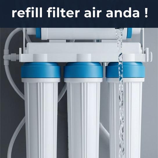 Micro & Eugentech Catridge Filter Air Sedimen 10 inch Micro Filter Nano ...