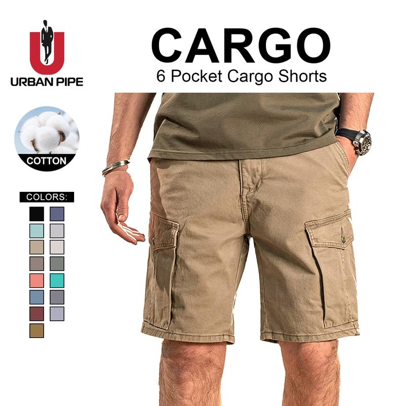 URBAN PIPE 6 Pocket Cargo Shorts For Men Knee Length Buttons - TikTok ...