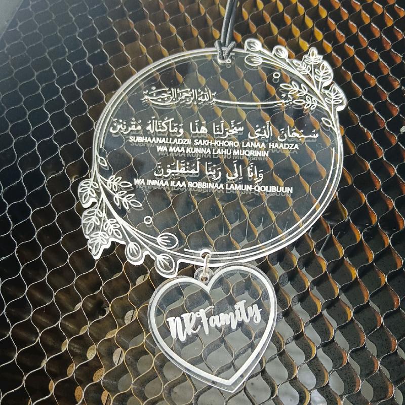 Bunga Hiasan gantung kereta Acrylic Doa Naik Kenderaan Car Interior ...