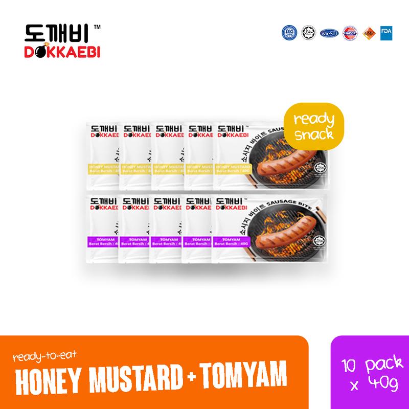 Dokkaebi Duo Flavour 10 Pack - 5 Honey Mustard, 5 Tomyam - HALAL ...